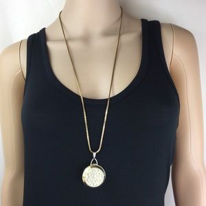 Jewelry | Vintage Gold Pendant Watch Gold Monet Chain | Poshmark